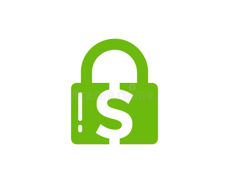 Money Security Icon Logo Design Element Stock Vector - Illustration of ...