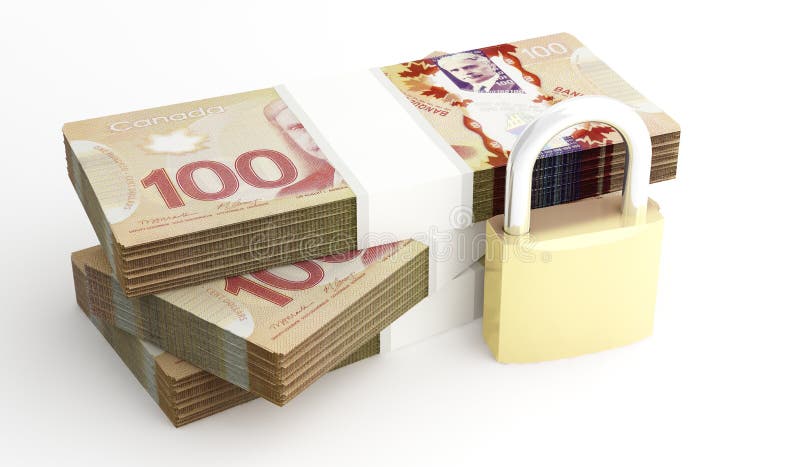 Money and security stock illustration. Illustration of locked - 45481920