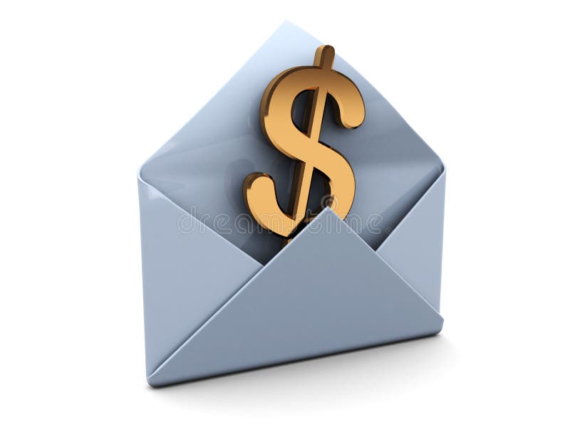 Money send stock illustration. Illustration of post, communication ...