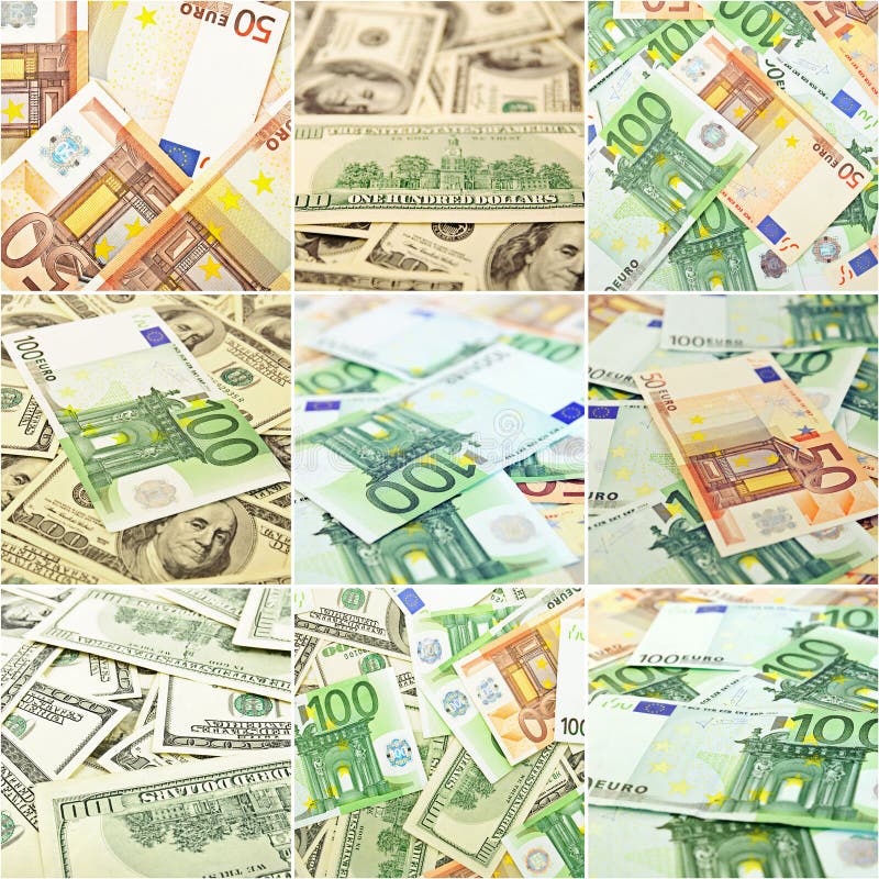 Money collage stock photo. Image of bank, collage, banknotes - 10640412