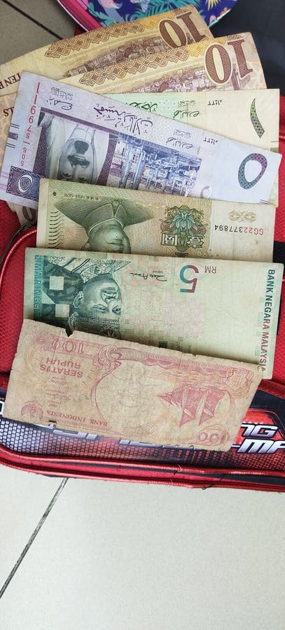 Money from Several Countries Stock Image - Image of cash, tablecloth ...