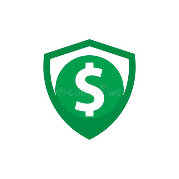 Money Shield Logo Icon Design Stock Vector - Illustration of economy ...