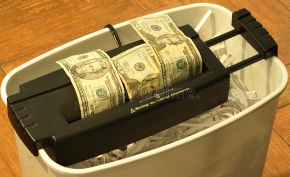 Money shred 17 stock photo. Image of money, environment - 5614054