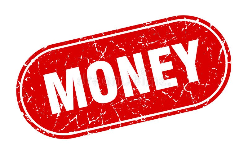 Money Sign. Money Grunge Stamp Stock Vector - Illustration of badge ...