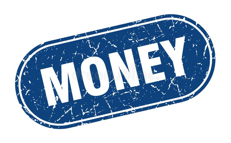 Money Sign. Money Grunge Stamp Stock Vector - Illustration of sticker ...