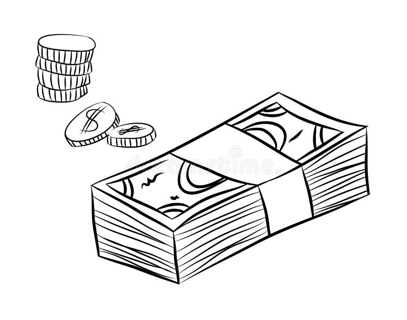 Money Sketch Stock Illustrations – 43,678 Money Sketch Stock ...