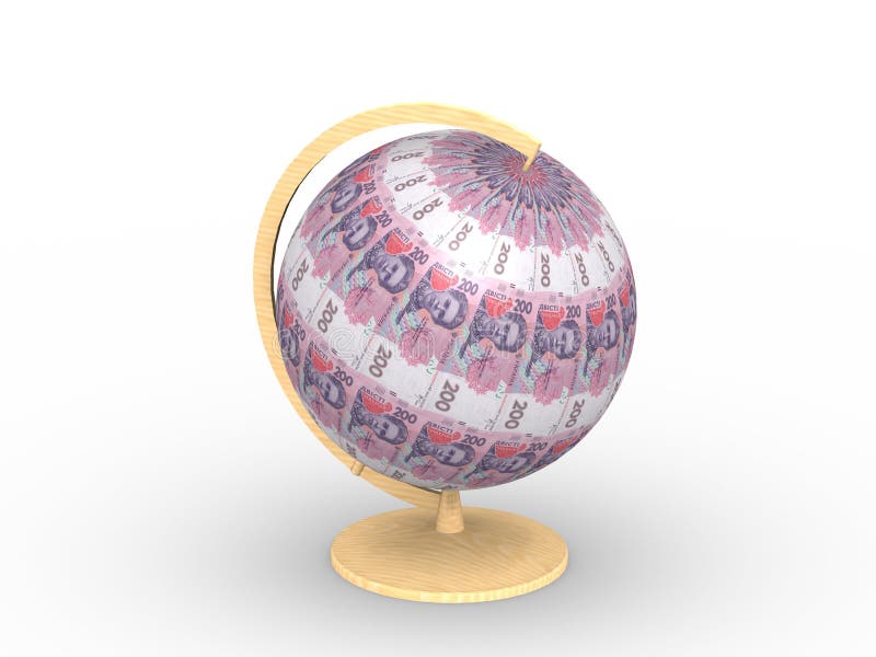 100 Euro air balloon stock illustration. Illustration of clear - 7170136