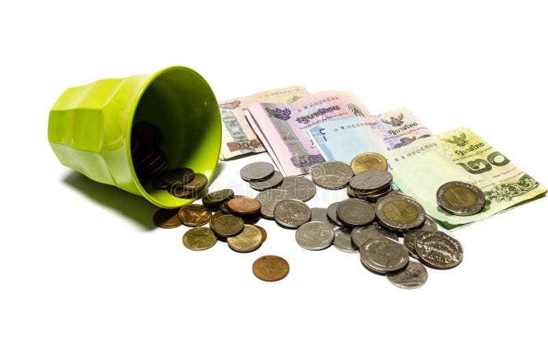 Money spilling over stock photo. Image of economy, brass - 52402540