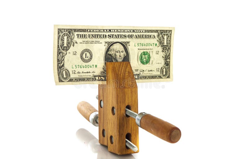 Money squeezed concept stock photo. Image of finance - 30392900