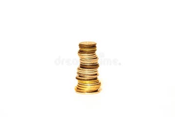 Stack of money stock image. Image of bank, coins, capitalism - 60924831