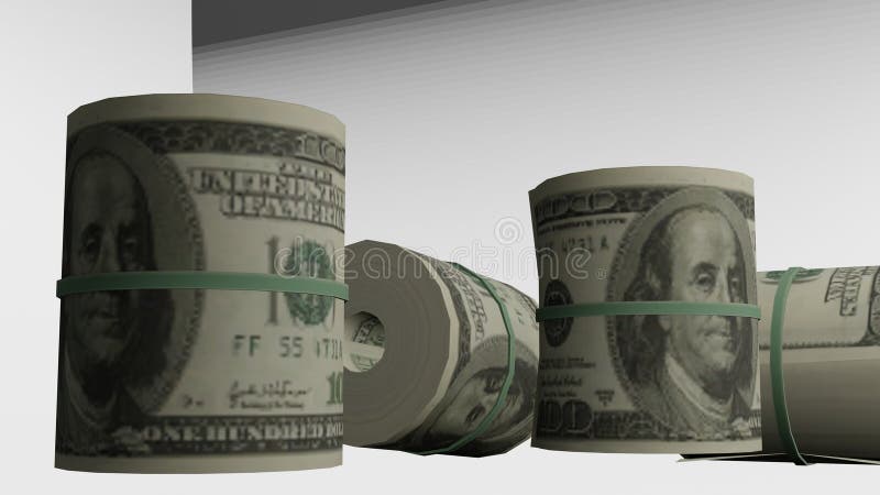 Money Stack with Different Different Angle View Stock Illustration ...