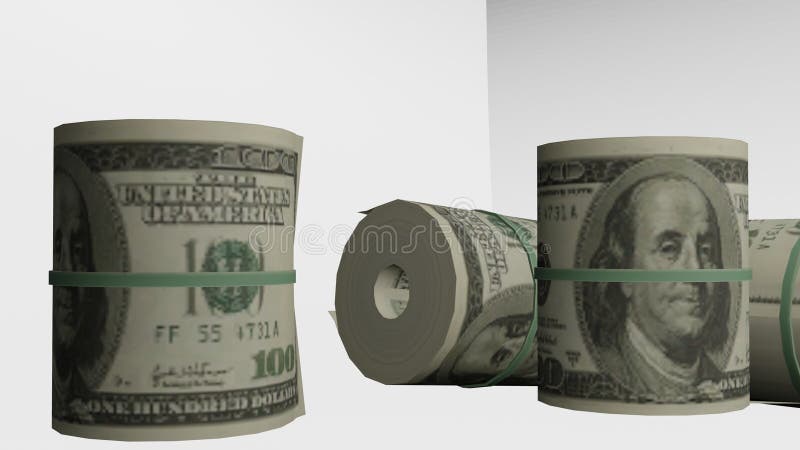 Money Stack with Different Different Angle View Stock Illustration ...