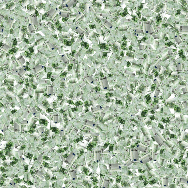Money Stack Seamless Pattern. Falling Banknotes Stock Image - Image of ...