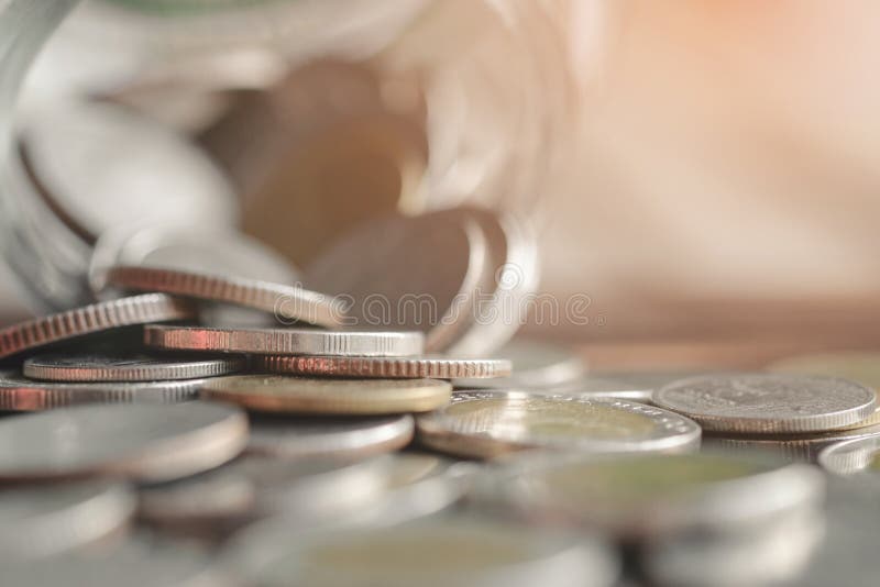 Money Stack Step Up Growing Growth Saving Money with Icons about ...