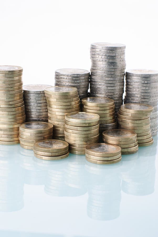 Money stacks stock image. Image of isolated, currency - 12540521