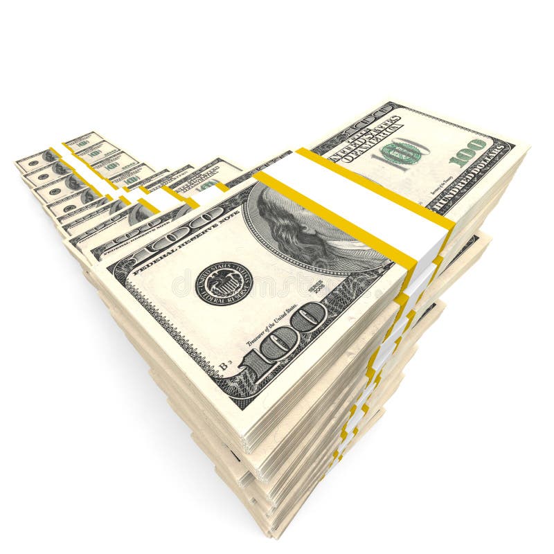 Money stacks graph. stock illustration. Illustration of chart - 39298056