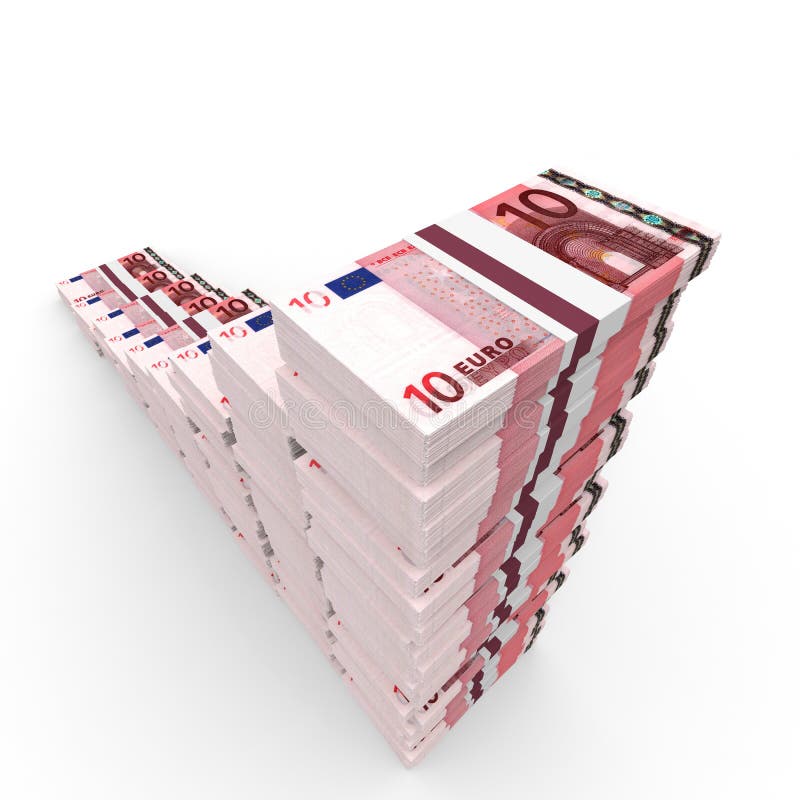 Money stacks graph. stock illustration. Illustration of chart - 52396360