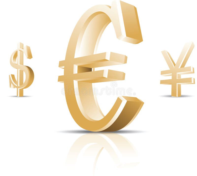 Money symbol stock vector. Illustration of gold, cash - 14243780