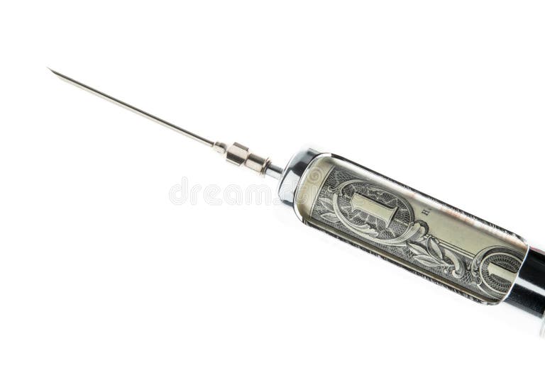 Money in Syringe stock photo. Image of medical, syringe - 11860970