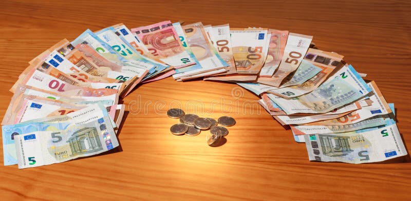Money on the table stock image. Image of exchange, concept - 135181895
