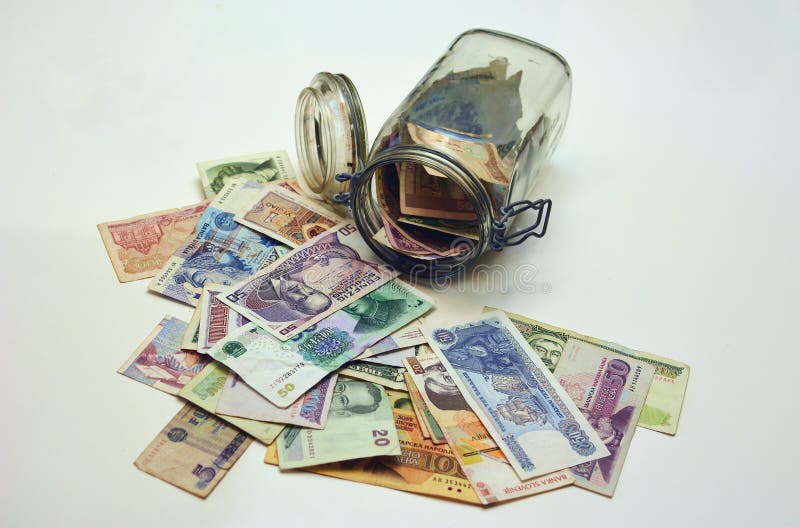 Money on the table stock image. Image of case, antique - 50845445