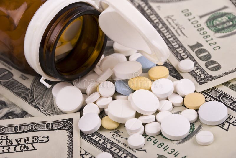 Money and tablets stock image. Image of care, medicine - 14065549