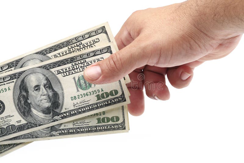 Money talk stock image. Image of business, fingers, bill - 5132157