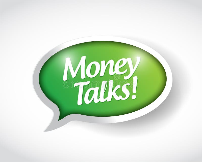 Money Talks stock illustration. Illustration of finances - 5667390
