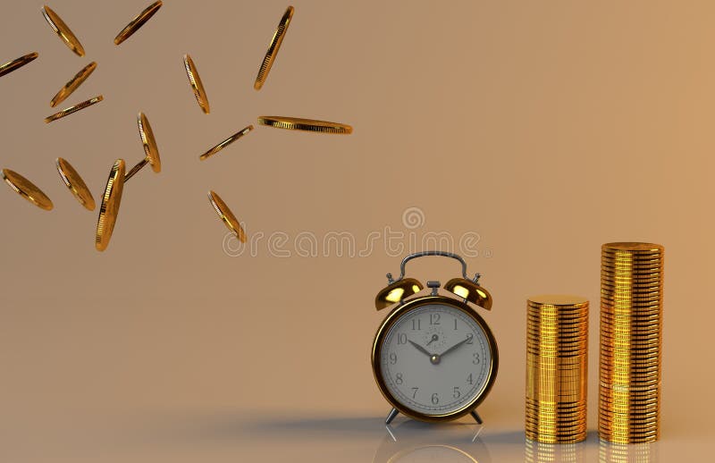 Time is Gold Logo with an Attractive and Attractive Appearance Stock ...