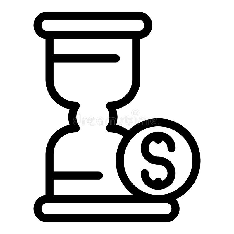 Time Graph Icon Outline Vector. Number Chart Bar Stock Vector ...