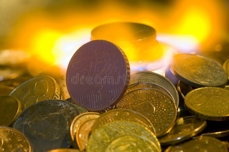 Money to Burn stock photo. Image of heat, spending, macro - 2416998