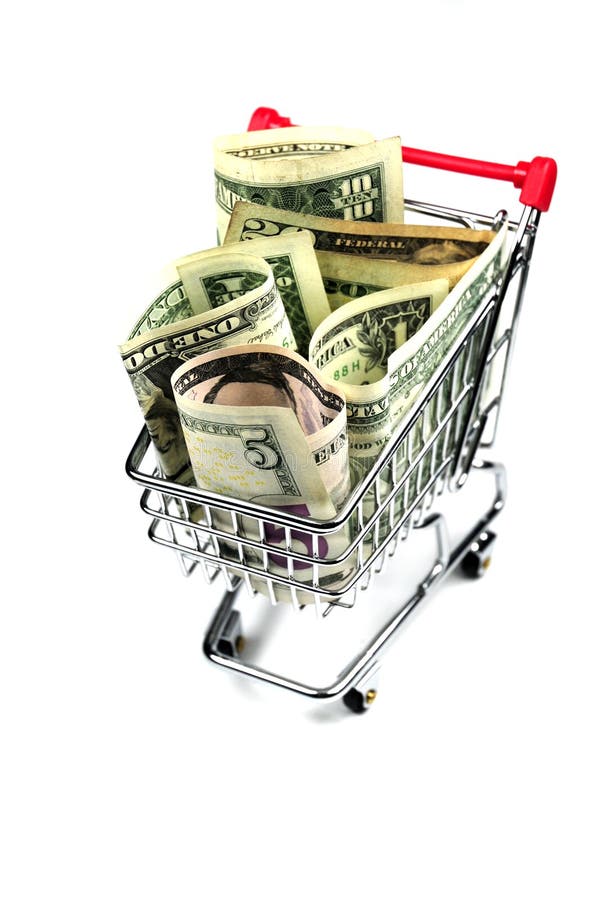 Money to spend stock photo. Image of bank, change, dollars - 8460474