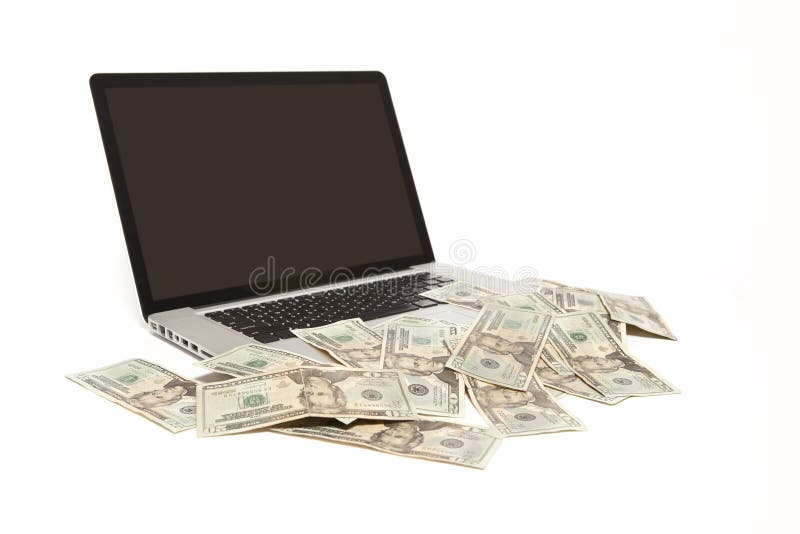 Online Money stock photo. Image of dollar, mobility, paper - 32618308