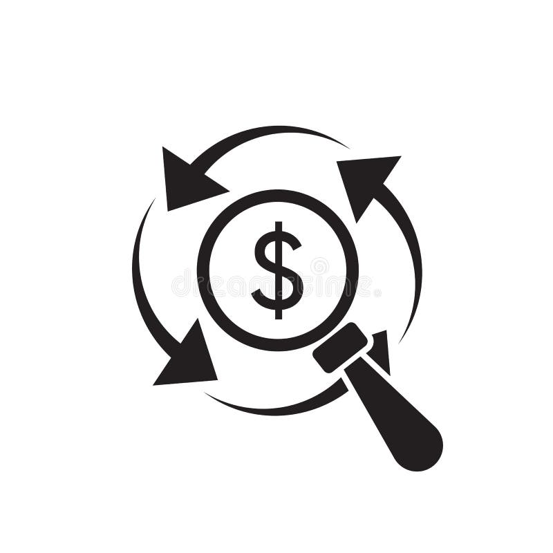 Money Tracking Icon. Simple Element Illustration Stock Illustration ...