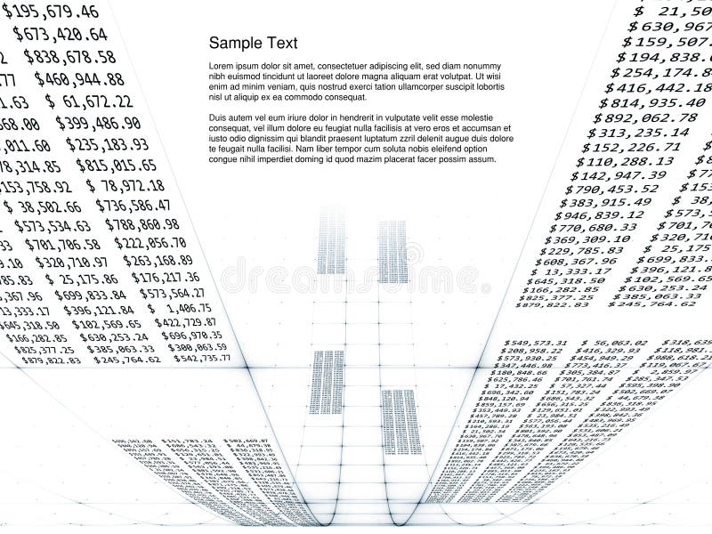 Money Trail stock illustration. Illustration of wave - 16240124