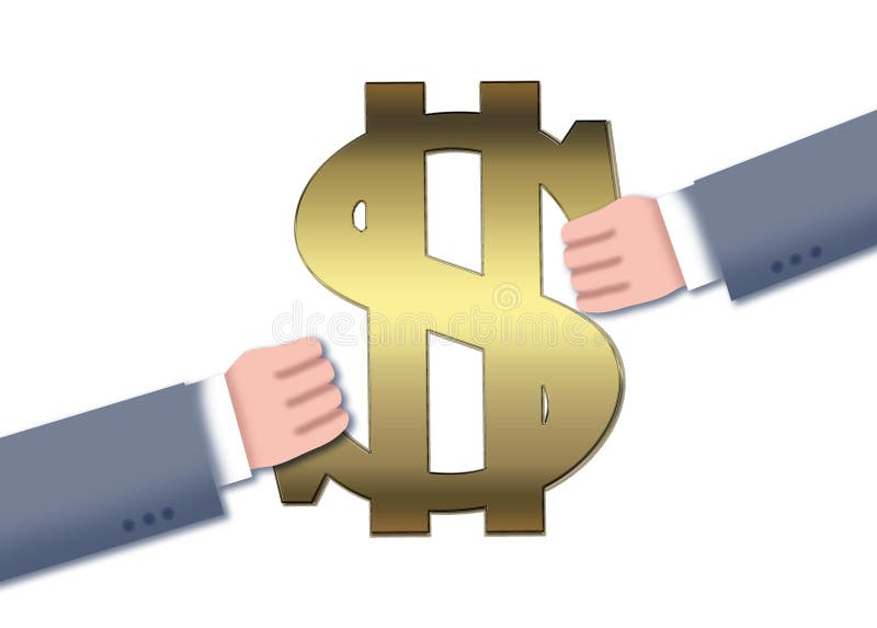 Money transaction stock illustration. Image of taking - 25361447