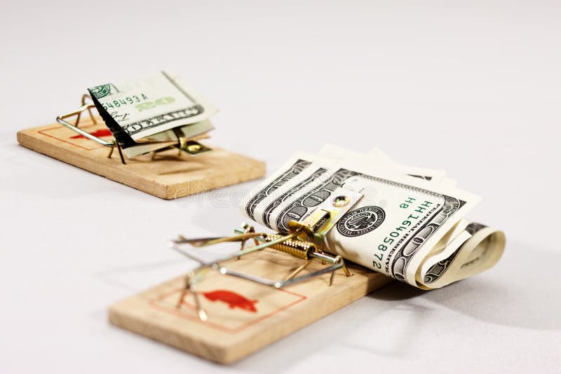 Money trap stock photo. Image of dependence, trap, bait - 12194434