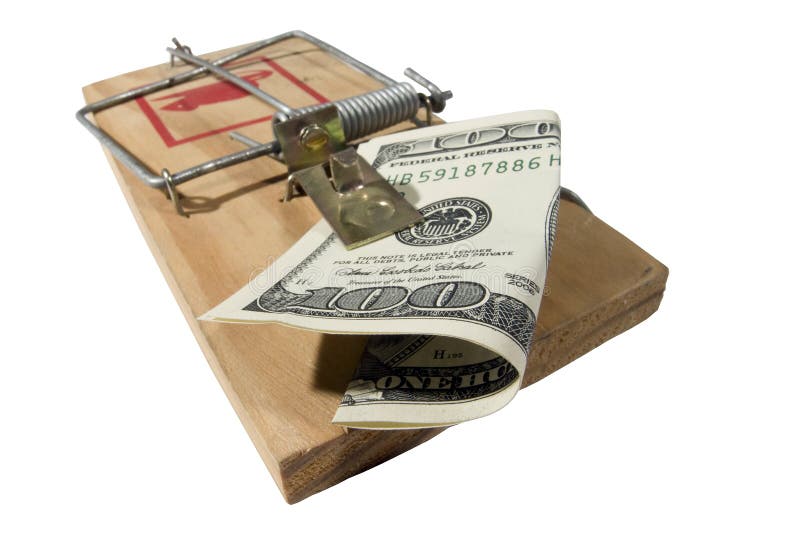 Money Trap stock image. Image of cunning, snap, banknote - 12305709