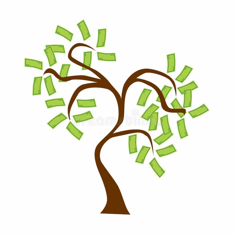 Funny Money Tree Stock Illustrations – 564 Funny Money Tree Stock ...