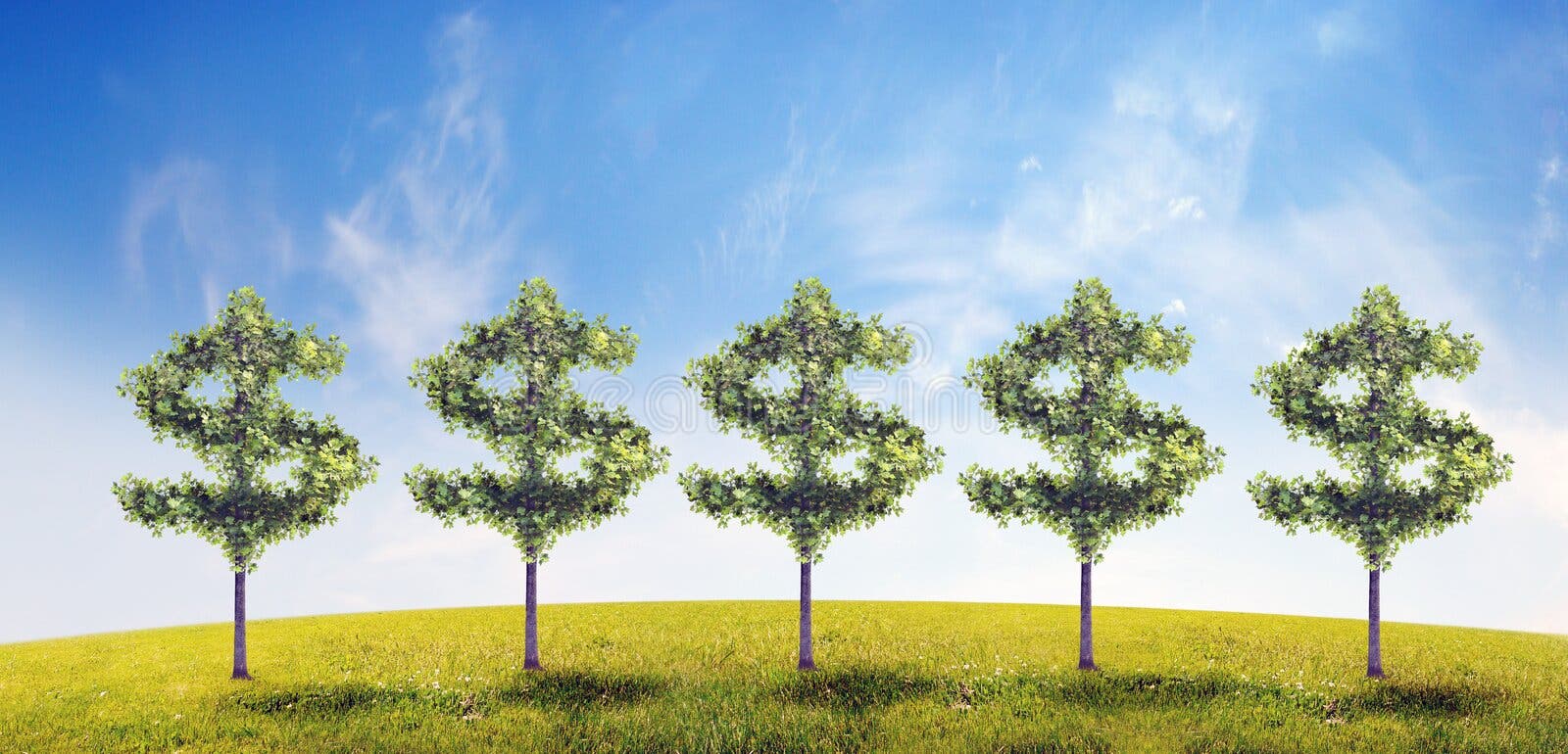 Money tree stock illustration. Illustration of deposit - 22285711