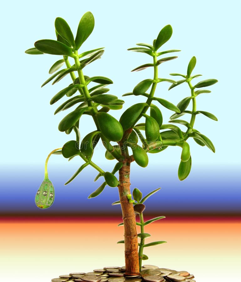 Fantasy Garden Money Tree Stock Illustrations – 64 Fantasy Garden Money ...