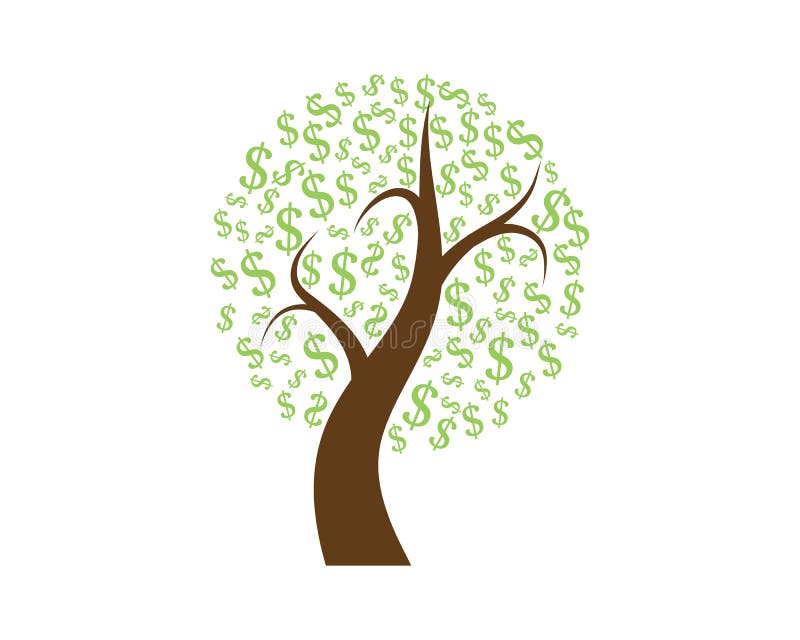 Money Tree Prosperity Logo Vector Stock Vector - Illustration of logo ...