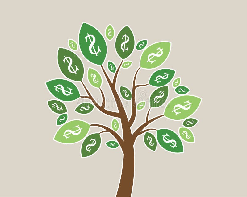 Money Tree Prosperity Logo Vector Stock Vector - Illustration of logo ...