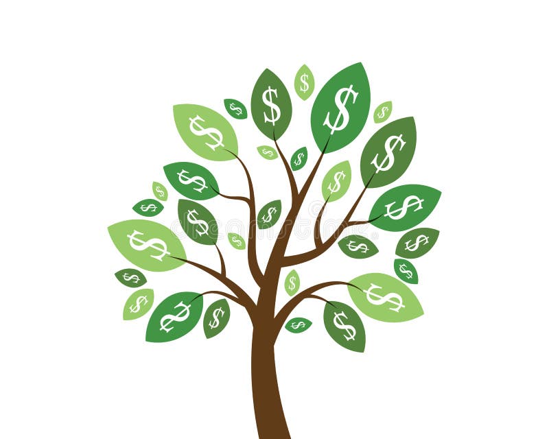 Money Tree Prosperity Logo Vector Stock Vector - Illustration of logo ...