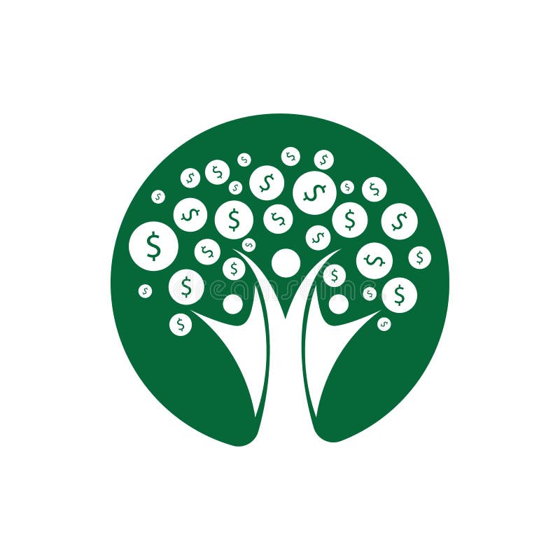 Money Tree Prosperity Logo Vector Stock Vector - Illustration of ...