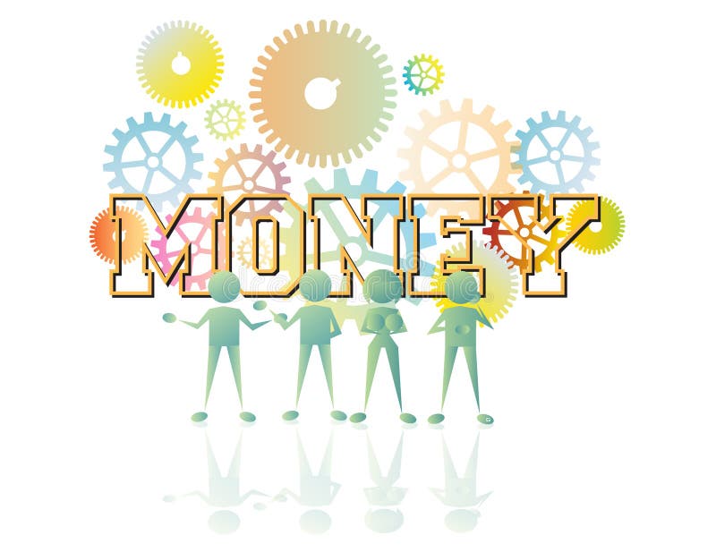 Money stock illustration. Illustration of winner, fighting - 48827612