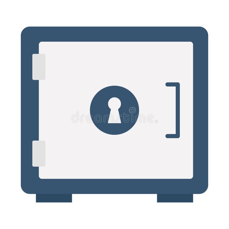 Money Vaultflat Vector Icon Which Can Easily Modify or Edit Stock ...