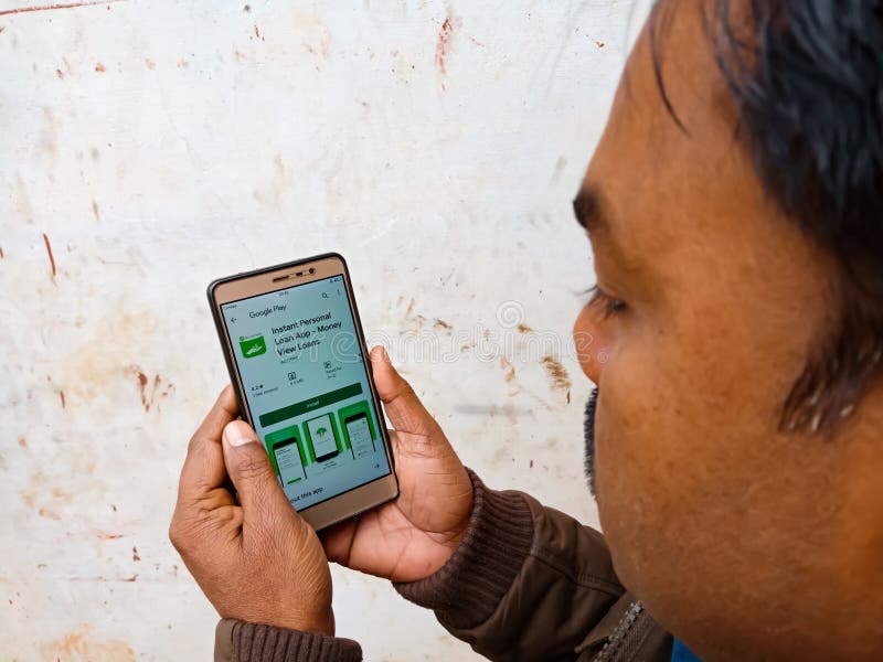 Money View Instant Personal Loan Application Software Displayed on ...