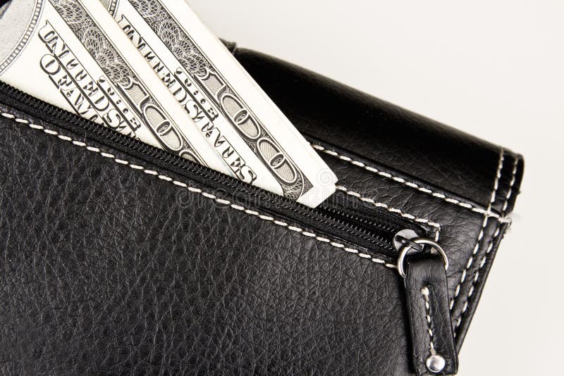 Money in a wallet stock photo. Image of money, billfold - 12524382