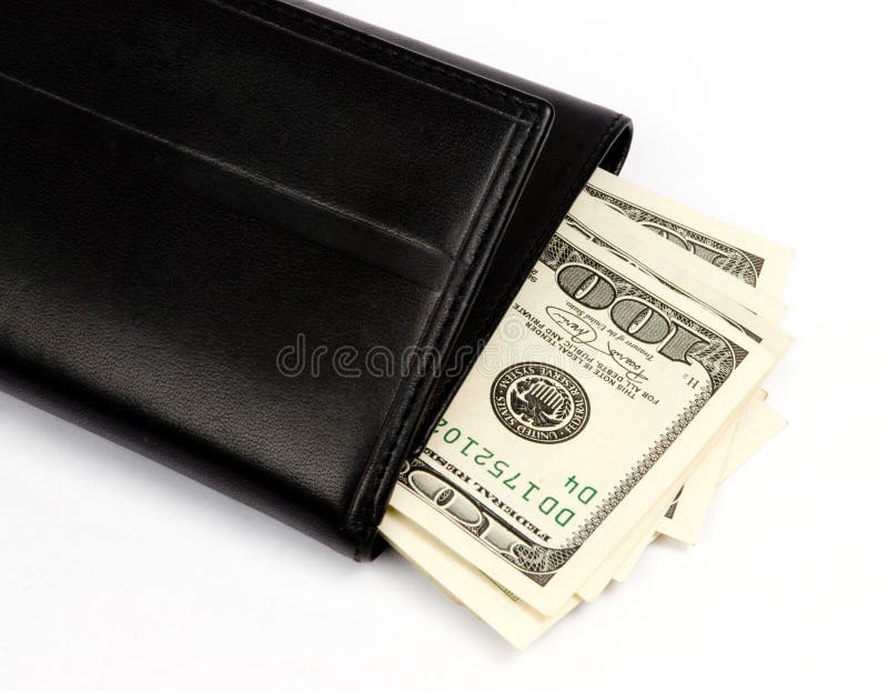 Money in Wallet stock image. Image of change, clothing - 5920921